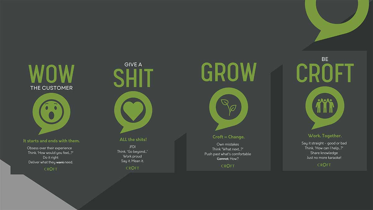 Business Purpose Values Vision | Croft Case Study - Culture Chameleon